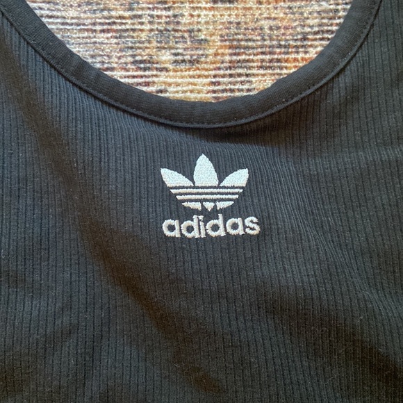 adidas | Tops | Nwt Adidas Originals Essentials Rib Tank In Black ...